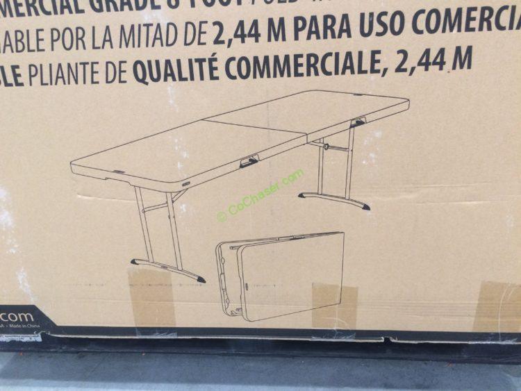Lifetime Products 8FT Fold in Half Table – CostcoChaser