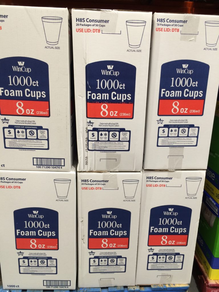Wincup 8 OZ Foam Cup 1000 Count – CostcoChaser