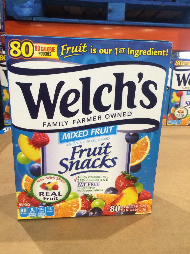 Welch’s Fruit Snacks 80 Count Box – Costco Chaser