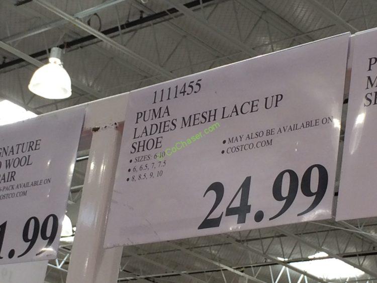 Costco-1111455-Puma-Ladies-Mesh-Lace-up-Shoe-tag – Costco Chaser