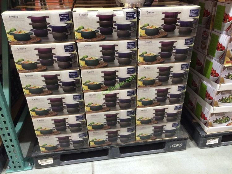 Gourmet Basics by Mikasa Ombre 6PC Bowl Set – Costco Chaser