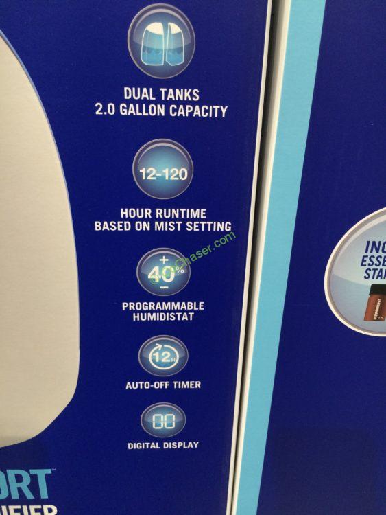 Homedics Humidifier Dual Tanks, Model# UHE-WM350 – CostcoChaser