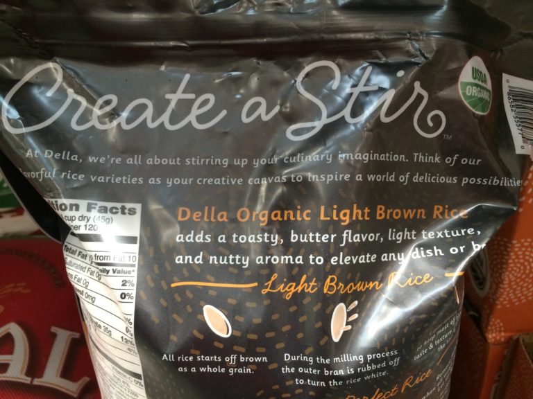 Costco-952596-Della-Organic-Brown –Rice-inf – CostcoChaser