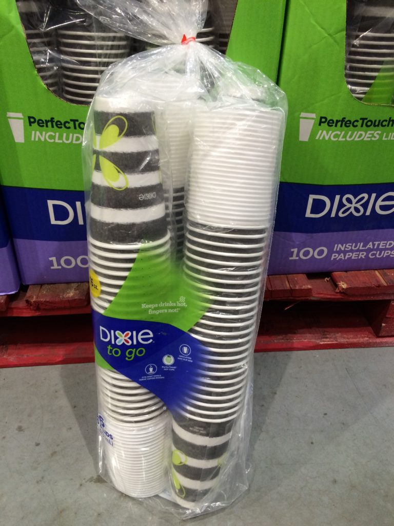 Dixie-To-Go 12 OZ Perfect Touch 100 CT Cups with lid – Costco Chaser