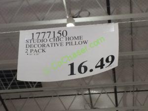 Studio Chic Home Decorative Pillow 2 Pack – CostcoChaser