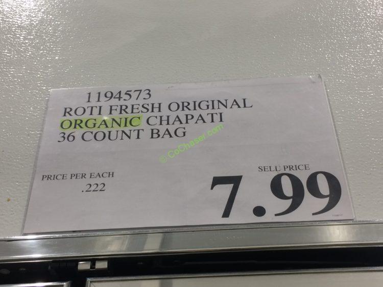 ROTI Fresh Original Organic Chapati 36 Count Bag – CostcoChaser