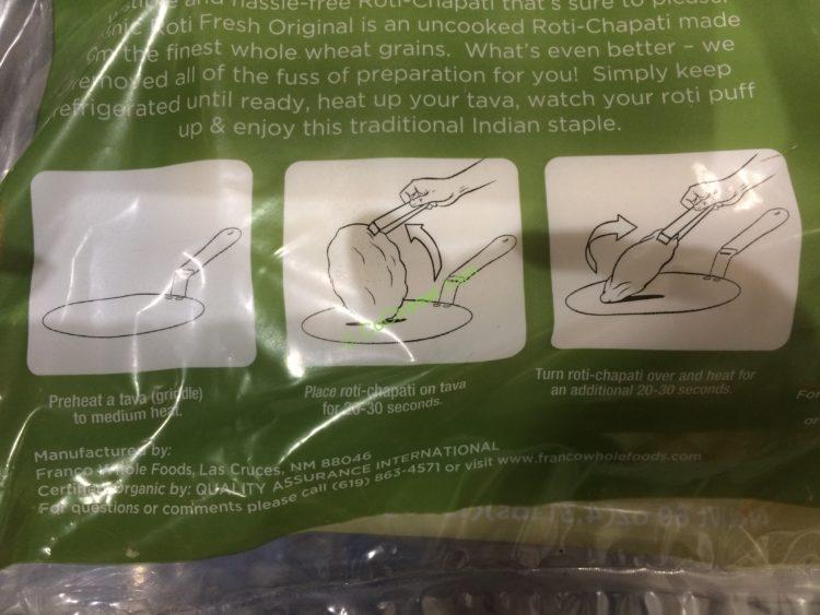 ROTI Fresh Original Organic Chapati 36 Count Bag – CostcoChaser