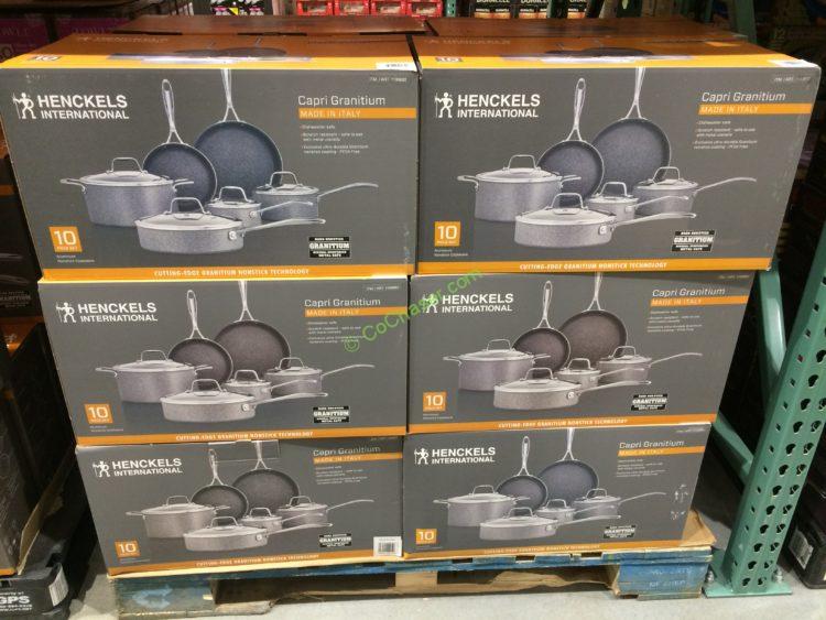 Henckels 10PC Capri Granitium Aluminum Cooking Set – Costco Chaser