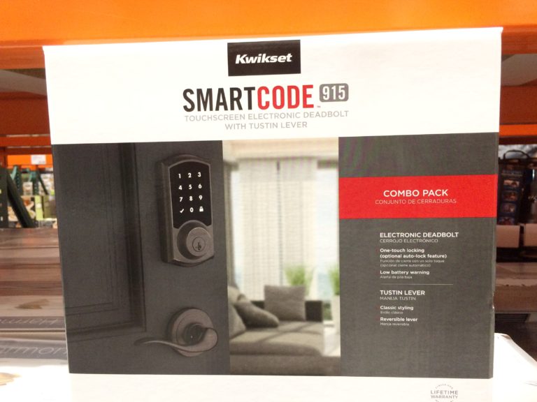 Kwikset SmartCode 915 Touchscreen Electronic Deadbolt Combo Set ...