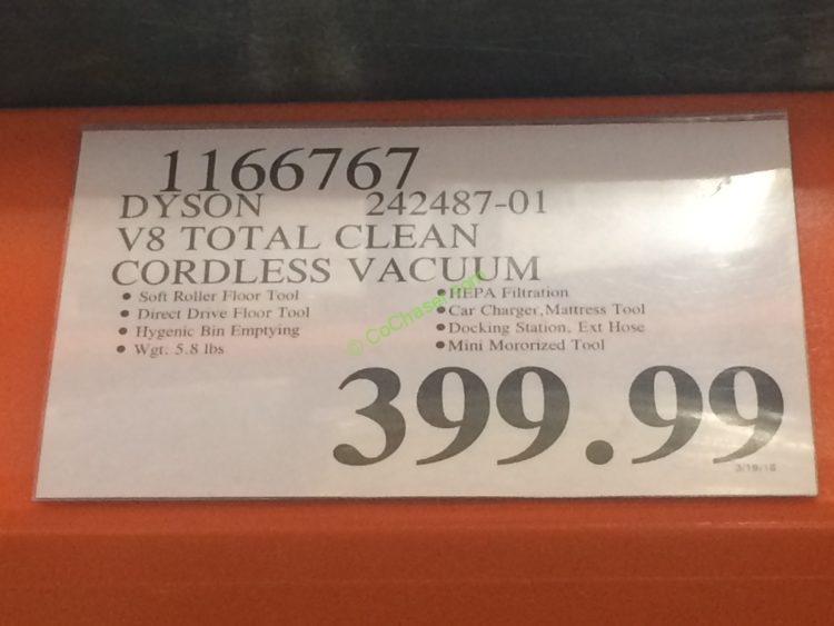 Costco-1166767- Dyson V8 Total Clean Cordless Vacuum-tag – Costco Chaser