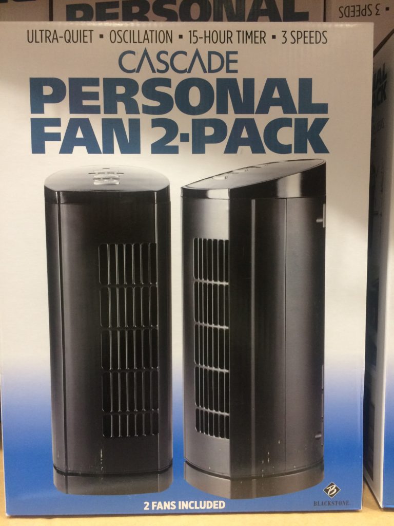 Blackstone Cascade Personal Fan 2 Pack, Model# PFC-13-18 – CostcoChaser