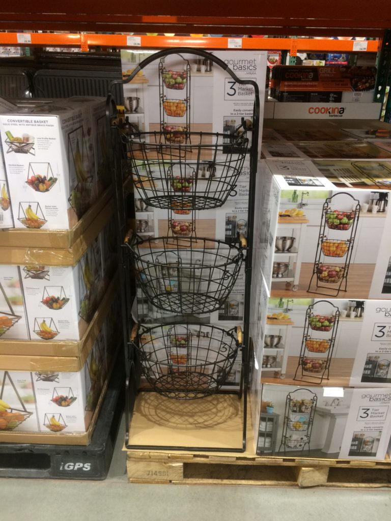 Gourmet Basics by Mikasa Harbor 3-Tier Market Basket – CostcoChaser