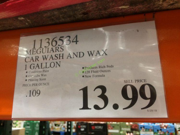 Costco-1136534-Meguiars- Car-Wash-and –Wax-tag – Costco Chaser
