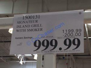 Costco-1500131- Signateur-5-Burner-Island-Grill-with-Smoker-tag ...