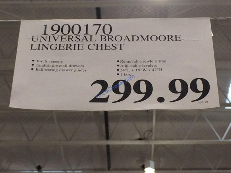 Costco-1900170-Universal-Broadmoore-Lingerie-Chest-tag – Costco Chaser