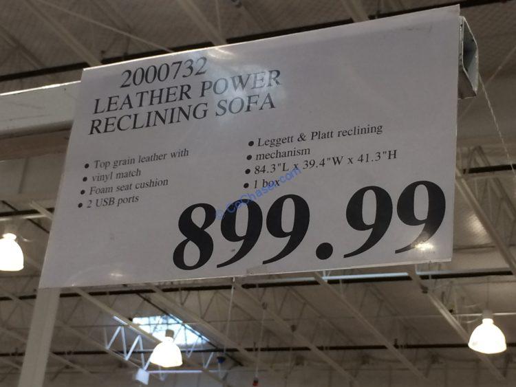 Costco-2000732-Leather-Power-Reclining-Sofa-tag – CostcoChaser