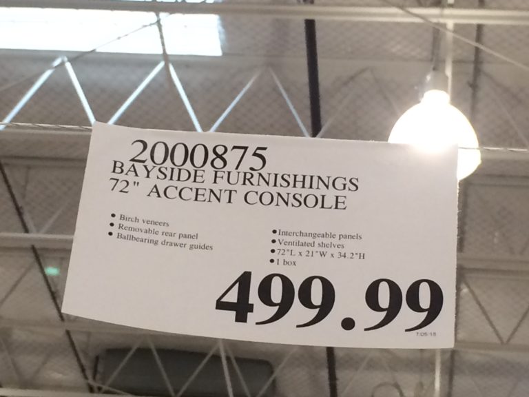 Costco-2000875-Bayside-Furnishings-72-Accent-Console-tag – CostcoChaser