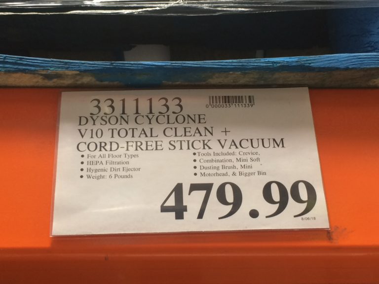 Costco-3311133- Dyson-Cyclone-V10-Total-Clean-Cord-Free-Stick-Vacuum ...
