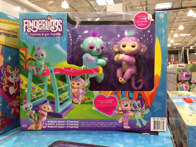 Fingerlings Monkey Bar Playset with Monkey & Sloth – CostcoChaser