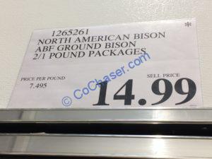 North American Bison ABF Ground Bison 2/1 Pound Packages – CostcoChaser