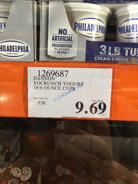 Dannon Yocrunch Yogurt 18/6 Ounce Cups – CostcoChaser