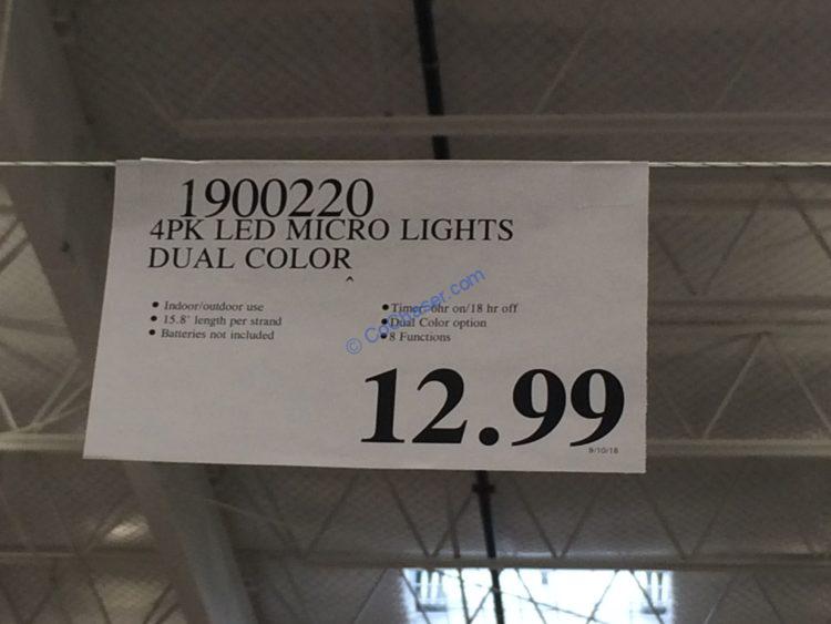 4PK LED Micro Lights Dual Color – CostcoChaser