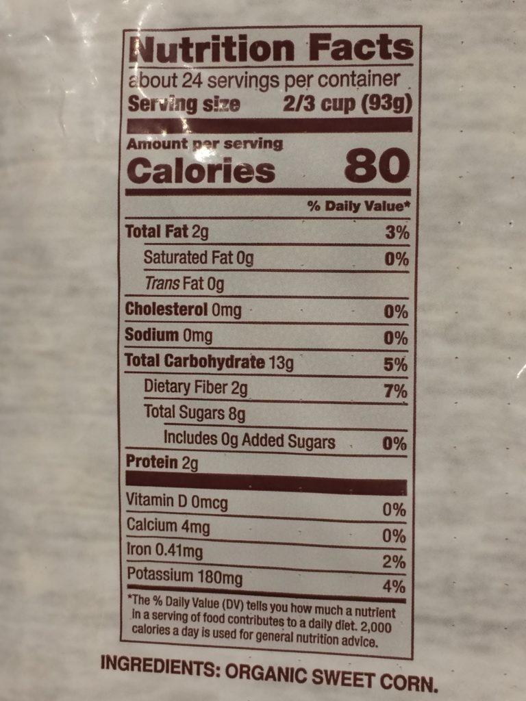 Costco-512666-Watts-Brothers-Organic-Yellow-Corn-chart – CostcoChaser