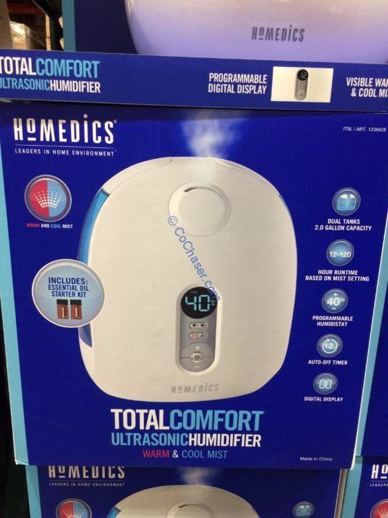 HoMedics Ultrasonic Humidifier with Dual Tanks – Costco Chaser