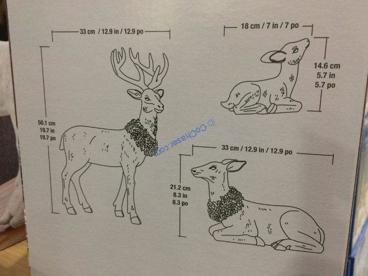 Table Top Deer Family, Set of 3 – CostcoChaser