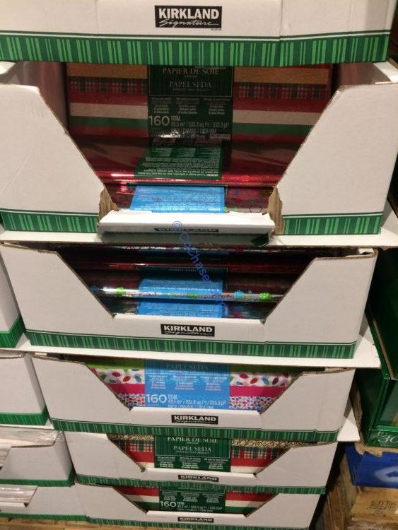 Kirkland Signature Printed Tissue Paper 160 Sheets – CostcoChaser