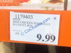 MINH Mini Chicken Egg Rolls 20 Count Box – CostcoChaser