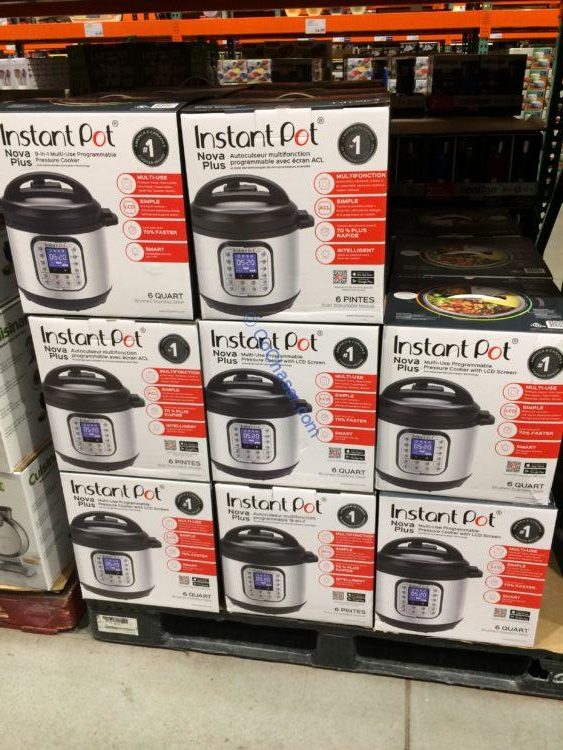 Instant Pot Nova Plus 6 Qt 9-in-1 Multi-Use Pressure Cooker – Costco Chaser
