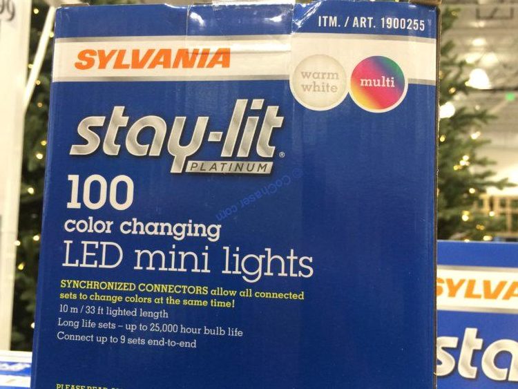 Sylvania 100CT LED Mini Lights Color Changing – CostcoChaser