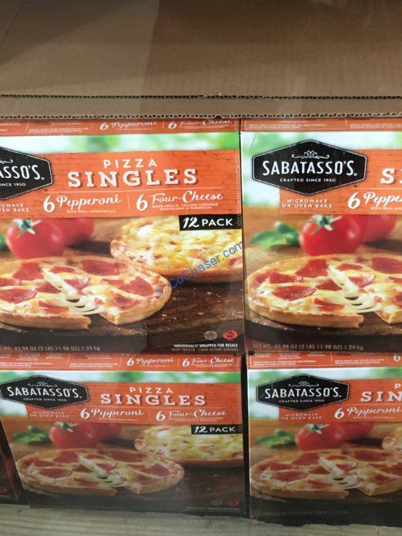 Sabatasso’s Pizza Single Variety 12 Pack Box – Costco Chaser