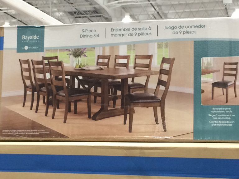 Bayside Furnishings 9PC Dining Set – CostcoChaser