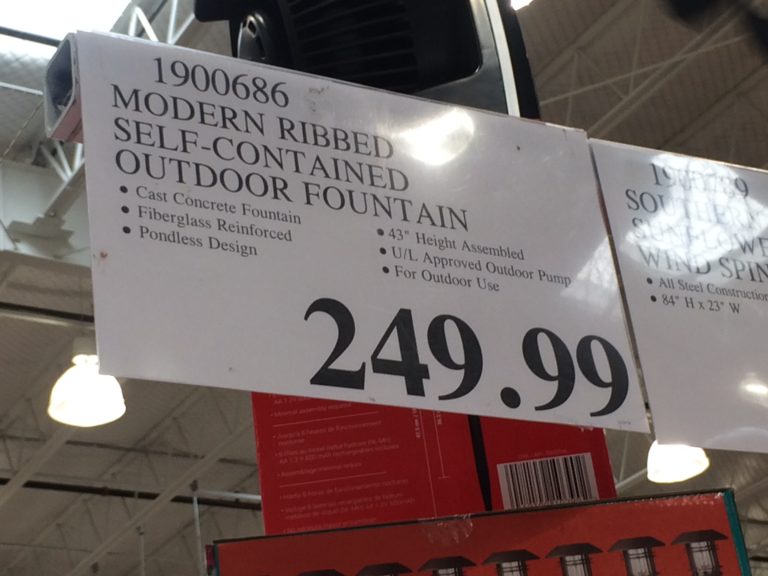 Costco-1900686-Modern-Ribbed-Self-Contained-Outdoor-Fountain-tag ...