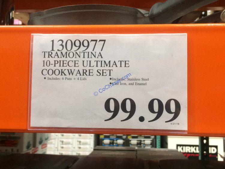 Costco-1309977-Tramontina-10-piece-Ultimate-Cookware-Set-tag – Costco ...