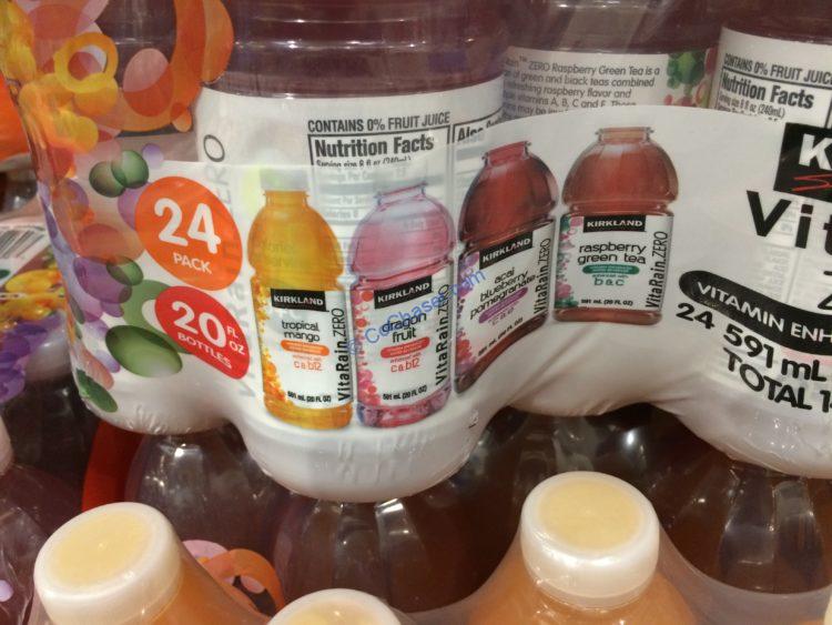 Kirkland Signature Vita Rain Variety Pack 24/20 Ounce Bottles ...