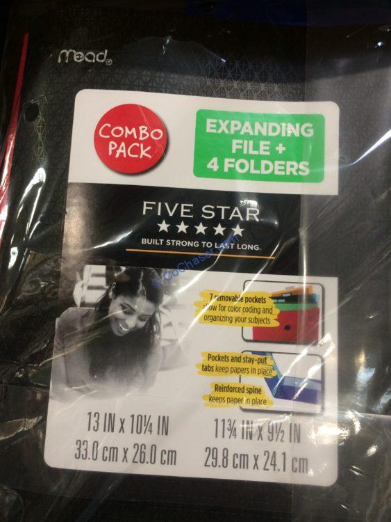 Five Star Expanding File with Four Folders – Costco Chaser