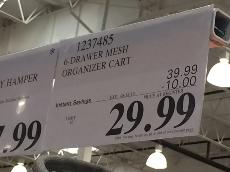 Costco-1237485-6-DrawerMesh-Organizer-Cart-tag – CostcoChaser