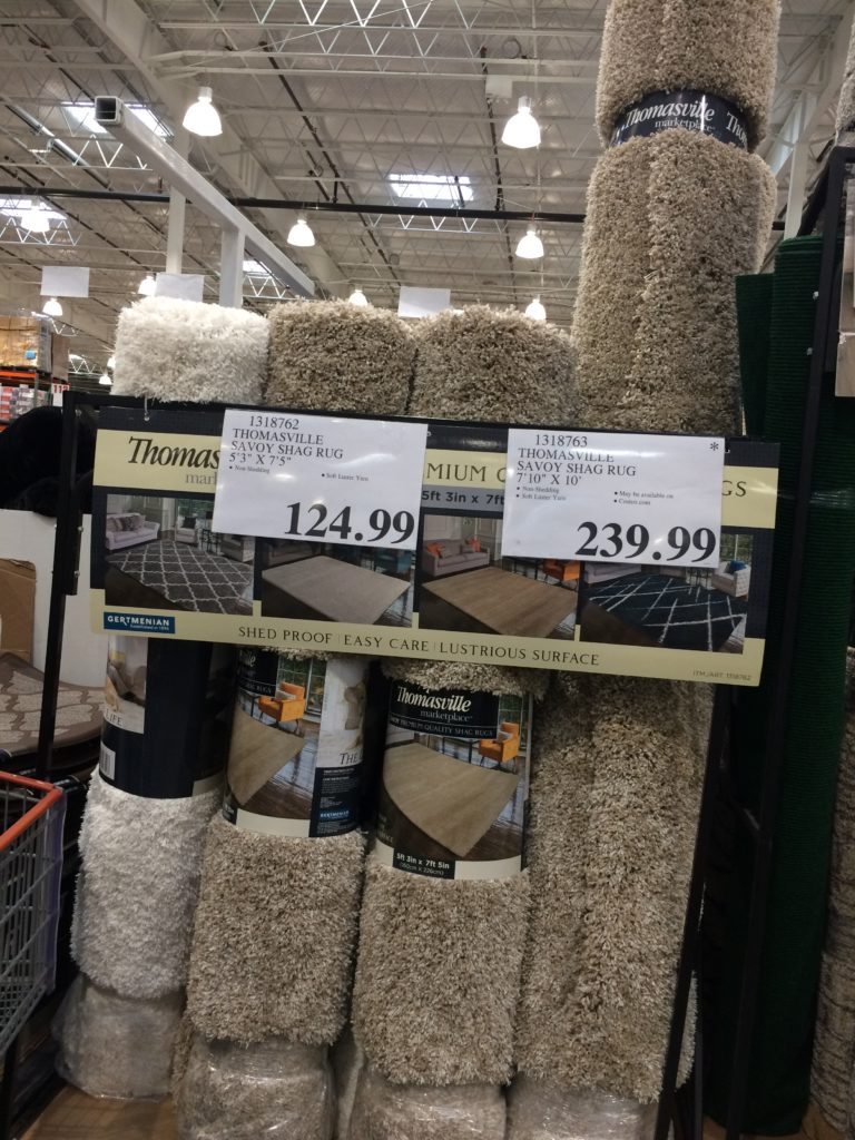 Thomasville Savoy Shag Rug, 5’3” x 7’5” and 7’10” x 10’ – CostcoChaser