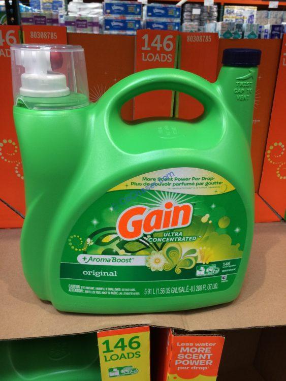 Gain Liquid Laundry High Efficient Detergent 146 Loads 200 Fl Oz Gain Liquid Laundry High Efficient Detergent 146 Loads 200 Fl Oz