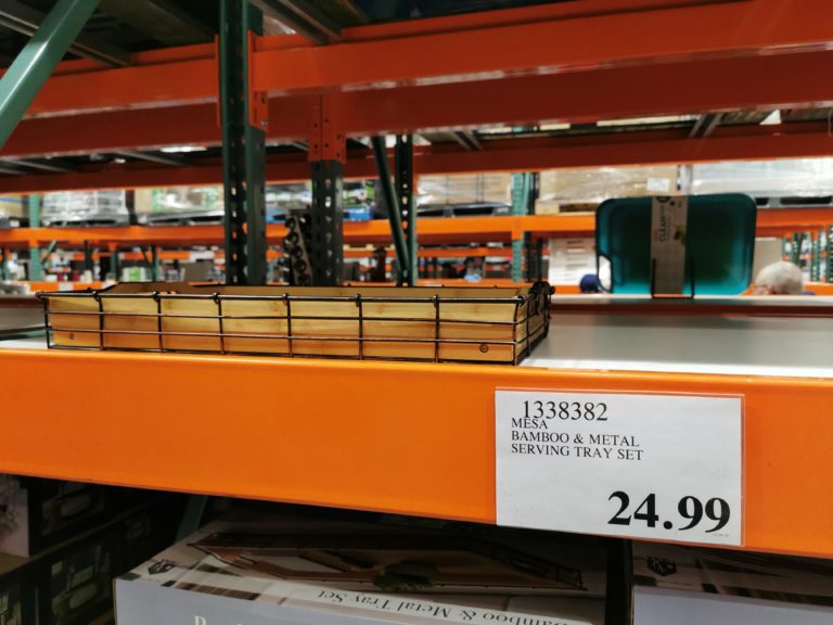 MESA Bamboo & Metal Serving Tray Set – CostcoChaser