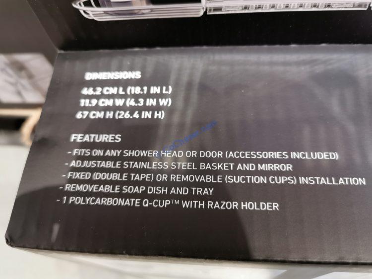 Costco-1346373-Artika-U2-Shower-Caddy-spec – CostcoChaser