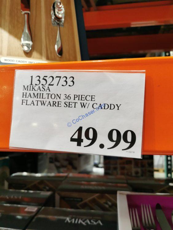 Costco-1352733-Mikasa-Hamilton-36 Piece-Flatware-Set-with-Caddy-tag ...