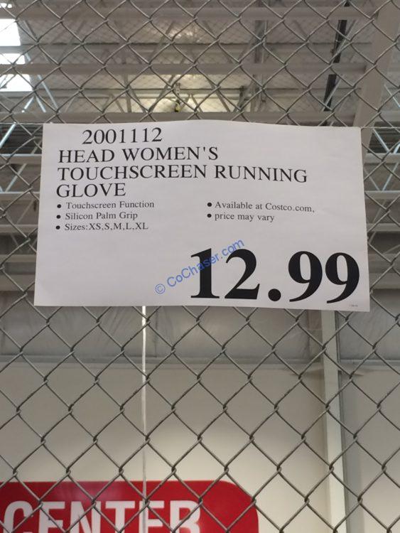 Costco-2001112-Head-Womens-Touchscreen-Running-Gloves-tag – Costco Chaser
