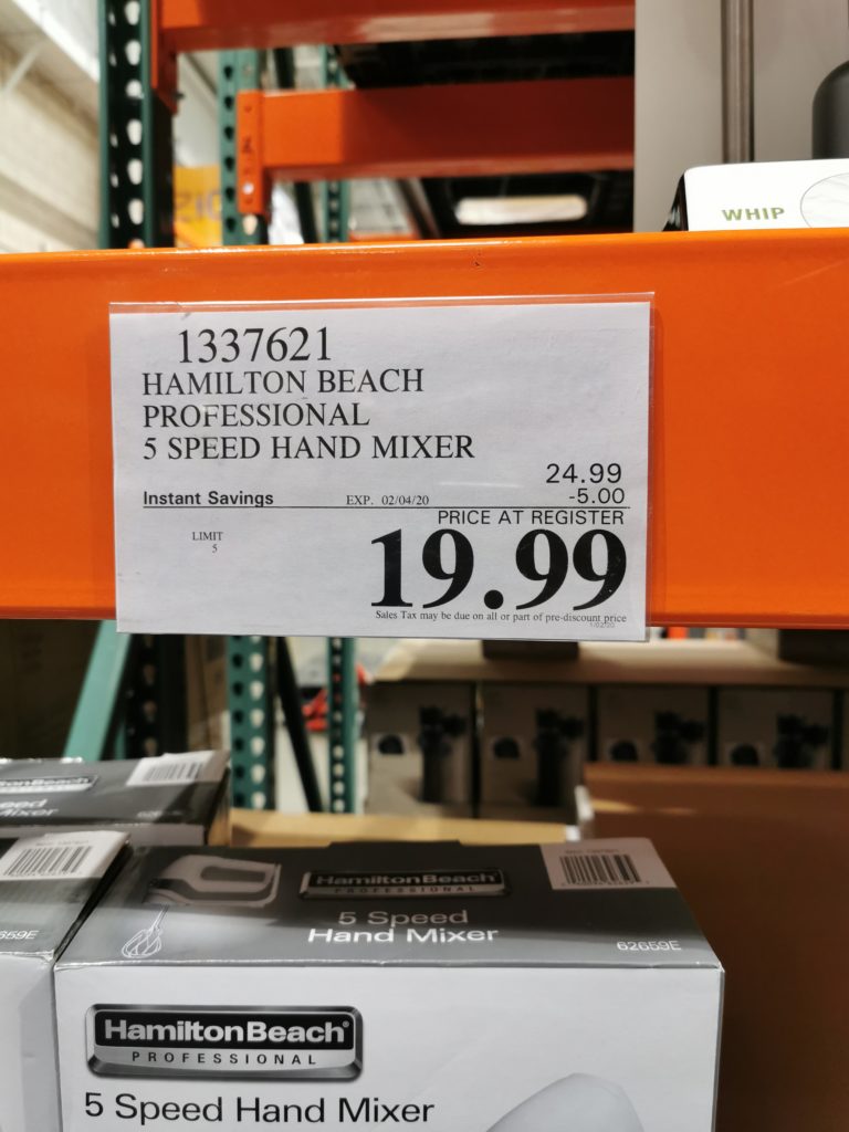 Hamilton Beach Professional 5 Speed Hand Mixer – Costco Chaser