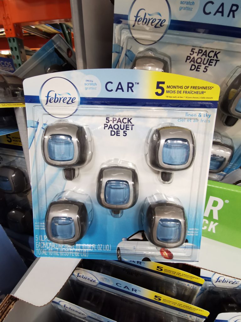 Febreze Air Freshener Car Vent Clips, Linen & Sky, 5-count – CostcoChaser