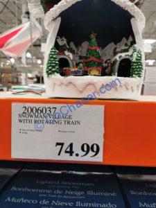Snowman Village with Rotating Train – Costco Chaser