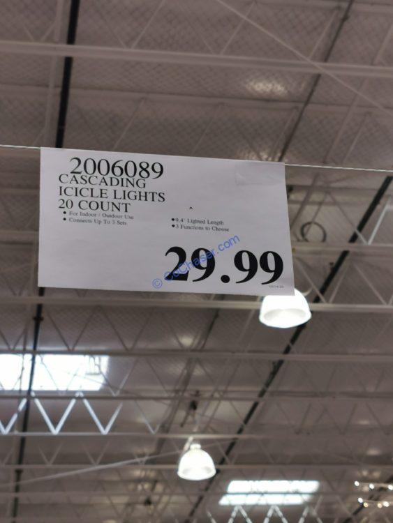 Cascading Molded Icicle Lights 20 Count – CostcoChaser